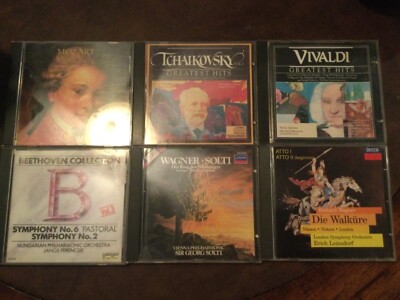 Classical: Greatest Hits & More CD Lot: Mozart/ Beethoven/ Tchaikovsky ...