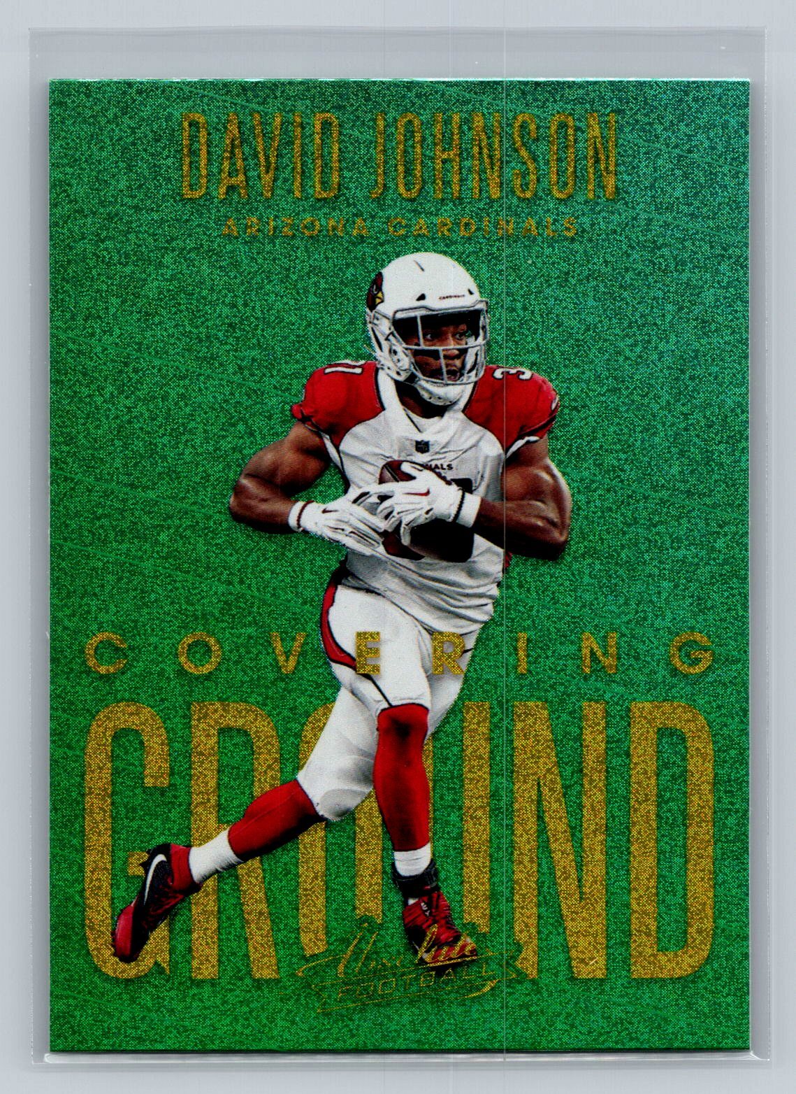David Johnson 2018 Absolute #CG-DJ Covering Ground Spectrum Gold ...