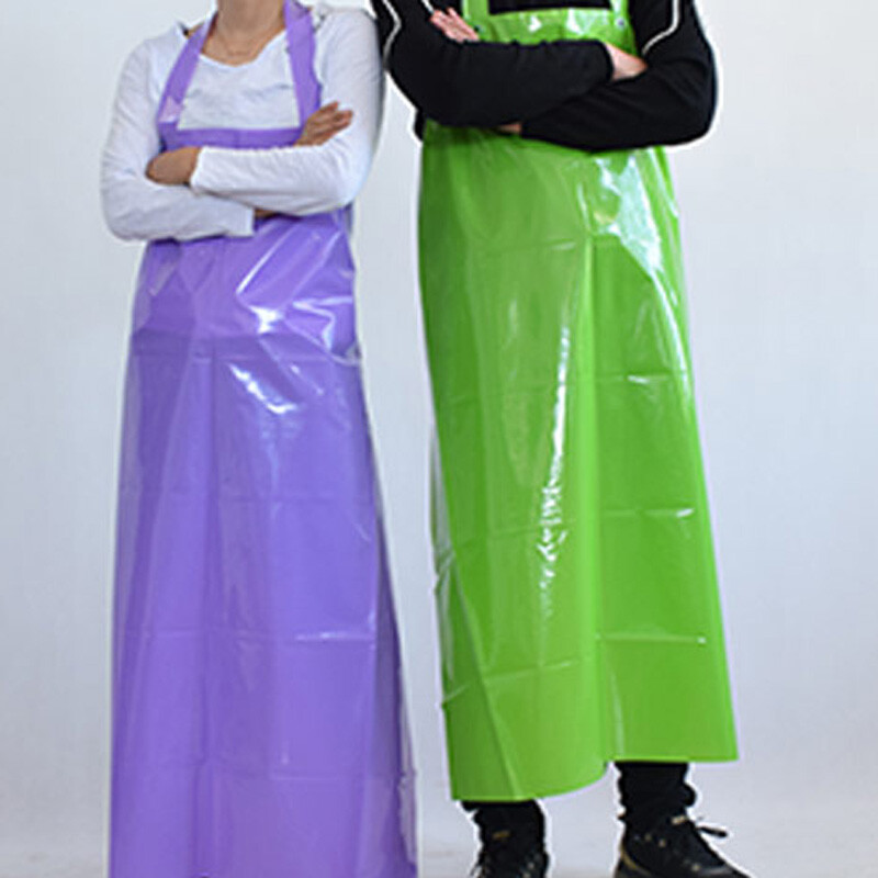 PVC Waterproof Resistant Work Apron Home Garden Outdoor Kitchen Fishing ...