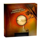 BASKETBALL Spherical 1 Oz Silver Prooflike Coin 5$ Samoa 2020 Gold ...