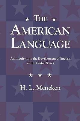 The American Language by Mencken, H. L. -Paperback 9781434103260 | eBay ...