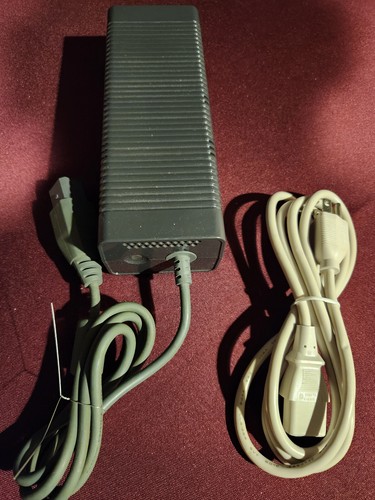 Official Microsoft Xbox 360 Fat Power Supply Cord Brick Adapter ...