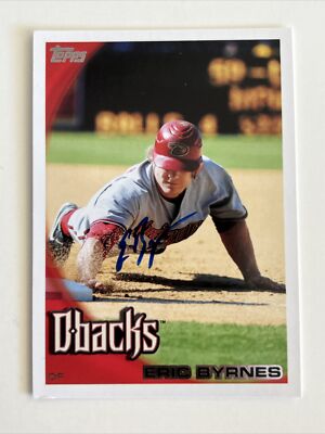 Eric Byrnes Autographed 2010 Topps Card #166 In Person M934 | eBay
