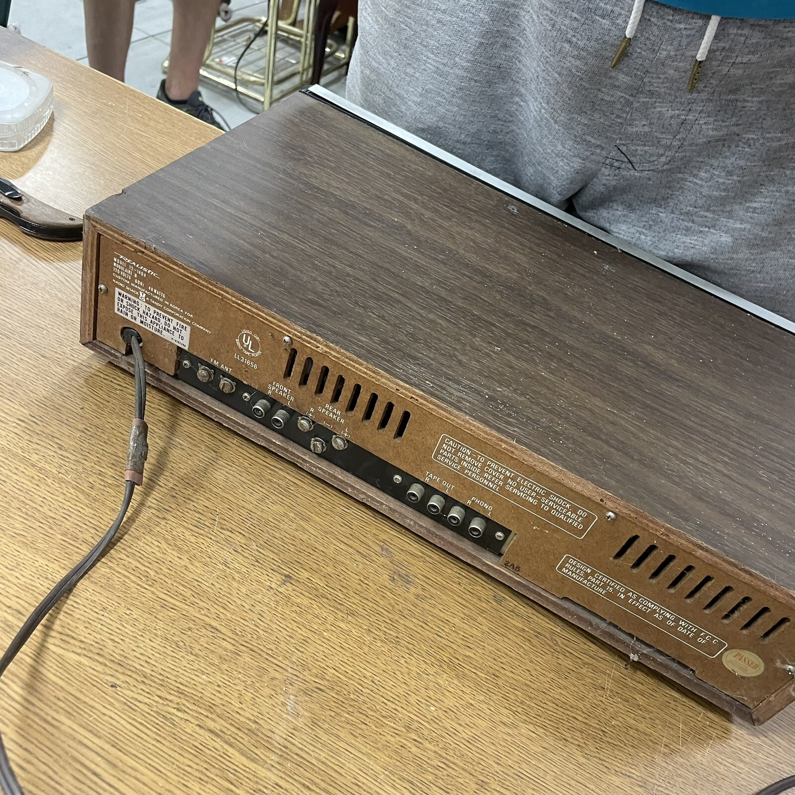 VTG REALISTIC AM/FM 8 TRACK STEREO RECORD SYSTEM MODULAIRE 8 12-1404 ...