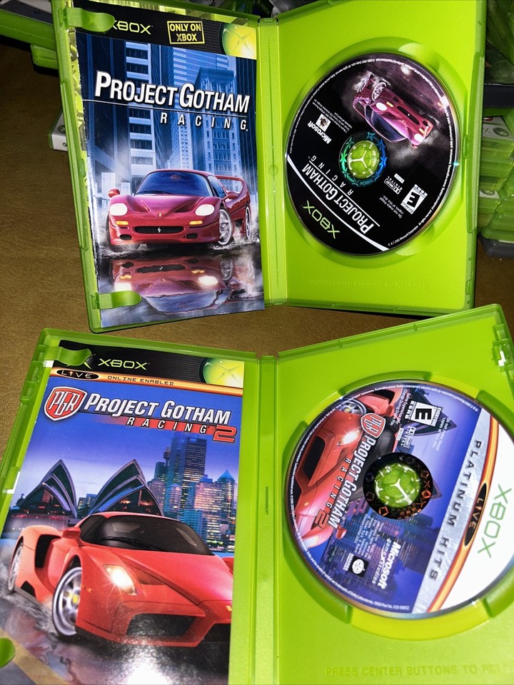 Project Gotham Racing 2 + PGR (Microsoft Xbox, 2003) Complete CIB ...