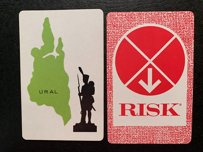 RISK 1968 URAL TERRITORY Card GAME REPLACEMENT Parker Brothers | eBay