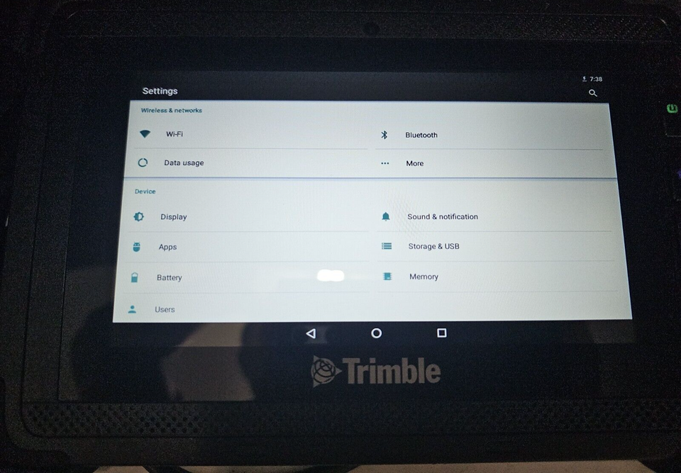 Trimble MS5 (TLC) 7" Tablet Touchscreen 16GB | eBay
