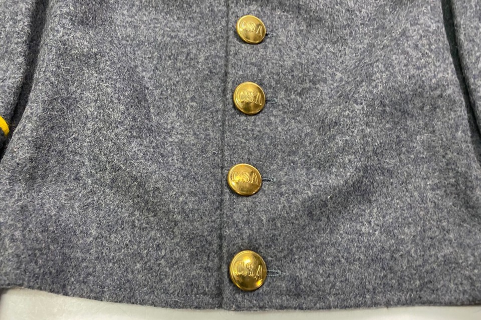CIVIL WAR CS CSA CONFEDERATE CAVALRY SHELL JACKET-XLARGE 46R,48R | eBay