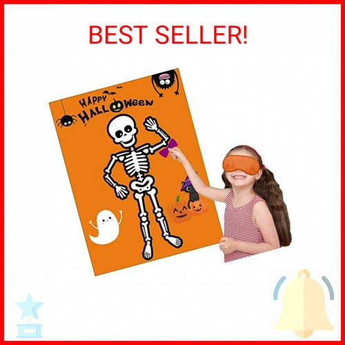 Halloween Party Games Pin The Bow Tie on The Mr. Bones Game Halloween ...
