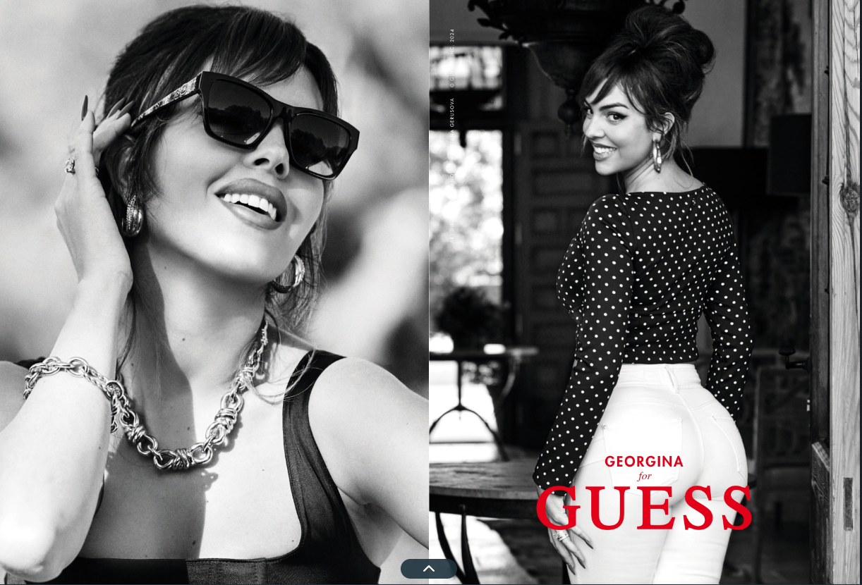 GEORGINA RODRIGUEZ, GUESS - FRENCH CLIPPING, PUBLICITE, ADVERTISING, 4 ...