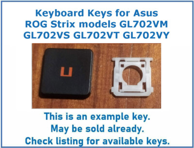 NEW Keyboard KEY for red backlit Asus ROG Strix GL702VM GL702VL GL702VS ...