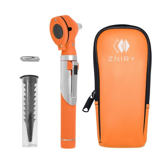 with Light - Portable Ear Exam Kit, 3X Magnifying Scope, Orange ...