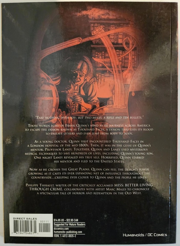 Humanoids/DC Comics Thousand Faces Book 1 Two Mules, A Rifle And Ten ...