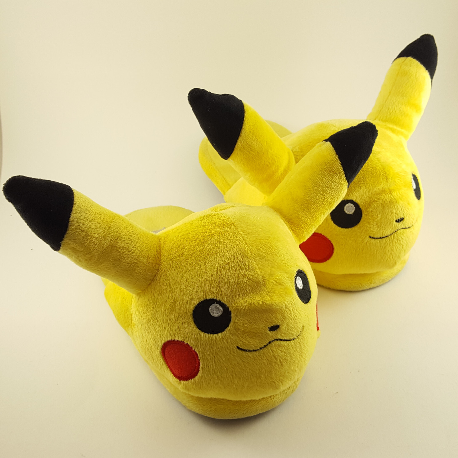 Official Pokemon Pikachu Plush Unisex Slip On Slipper… - Gem
