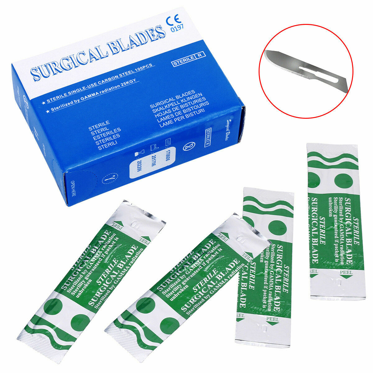 Dental Medical Instruments Surgical Scapel Blades #24 and use with ...