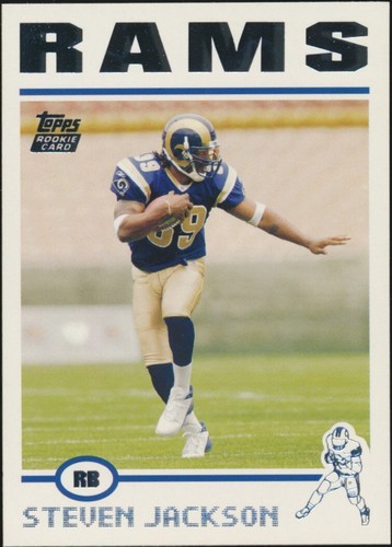 2004 Topps #325 Steven Jackson St. Louis Rams Rookie | eBay