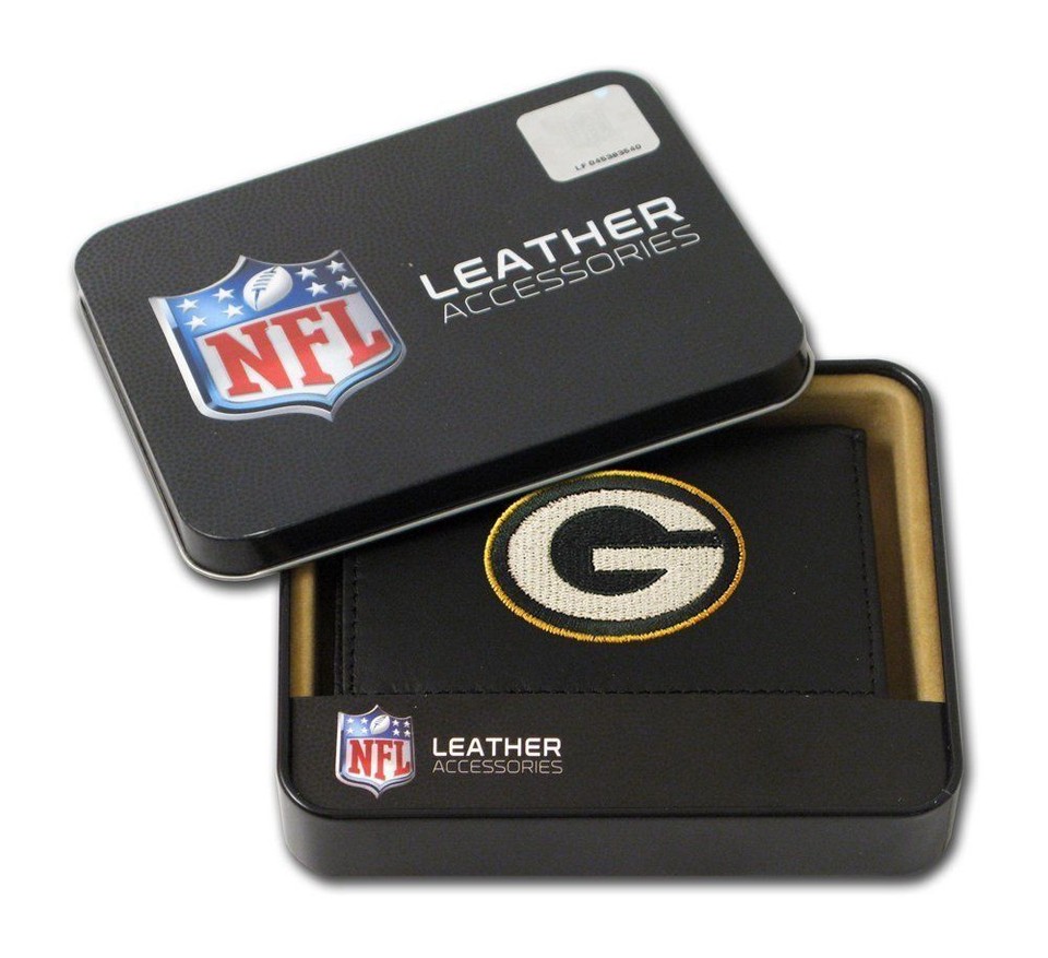 NFL Team Logo Embroidered Leather TRIFOLD Wallet * Pick Your Team * | eBay