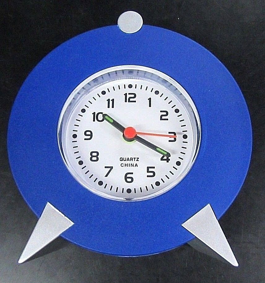 ** ROCKET SHIP CLOCK ** Outer Space Theme - Blue Round - Boy, Girl ...