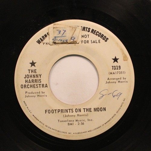 Hear! Funk Instr. Promo 45 The Johnny Harris Orch - Footprints On The ...
