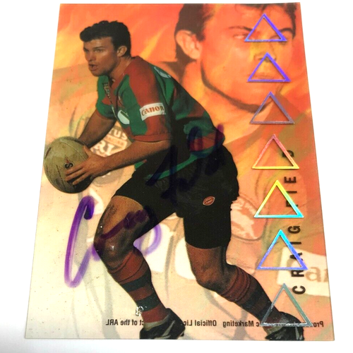 1996 Dynamic Rugby League Signature Gold Acetate Signature Card-F2 ...