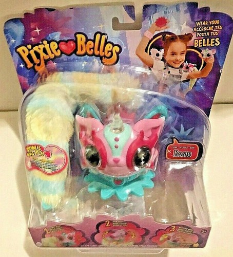 NEW Pixie Belles Rosie (Pink) Interactive Electronic Pet with Bonus ...