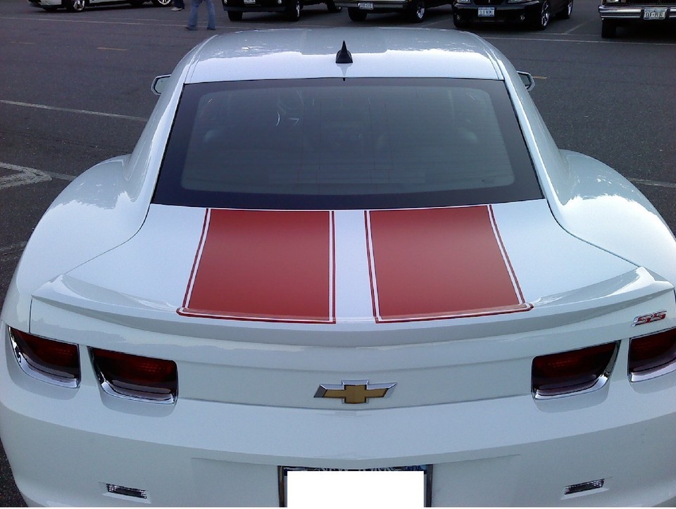 RED - CAMARO RACING STRIPES Rally Decal 10 11 12 13 14 15 Chevy | eBay