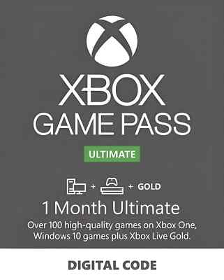 Xbox Game Pass Ultimate 1 Month Membership (USA New+Existing) Instant e ...