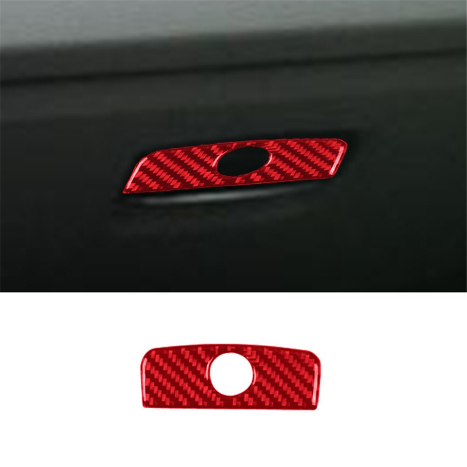 39PCS Red Carbon Fiber Full Kits Sticker Set For BMW 1 Series E82 ...