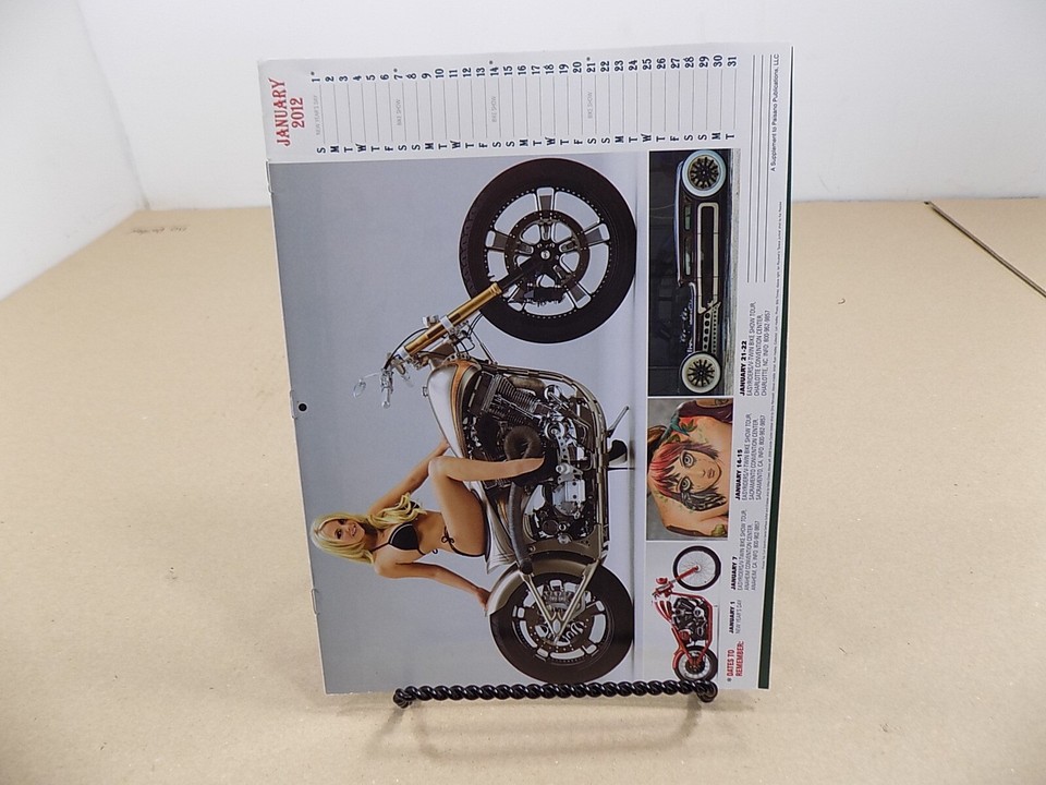 EASYRIDERS MOTORCYCLE MAGAZINE CALENDAR / VERY NICE / 2012 | eBay