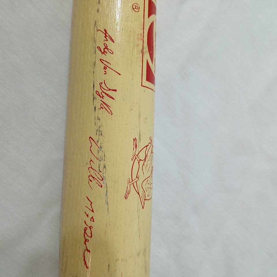 Vintage Louisville Slugger Redbirds Pepsi Promo Wood Bat HoF Printed ...