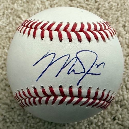 MIKE TROUT SIGNED BASEBALL MLB ANGELS PSA/DNA | eBay