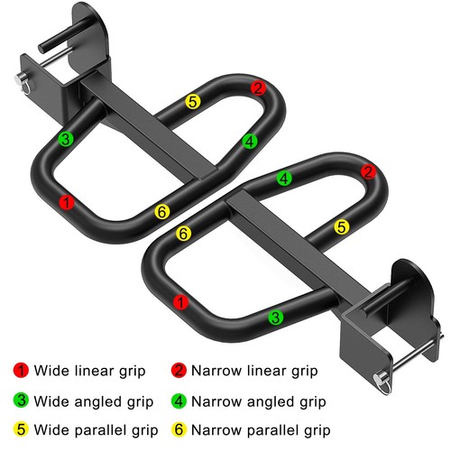 Multi Grip Dip Bar Attachment for 3" x 3" with 5/8" or 1" Hole Power ...
