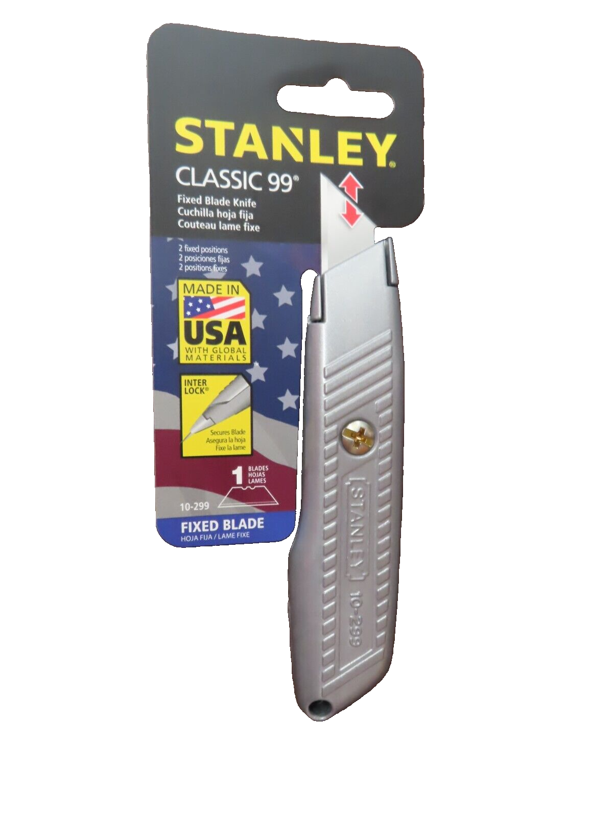 Stanley Bostitch Stanley 10-299 5-1/2" 299 Interlock Fixed Blade ...