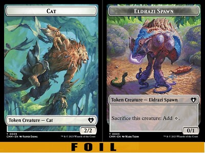 1x MTG - CAT \ ELDRAZI SPAWN TOKEN #05/03 - FOIL - Commander Master | eBay