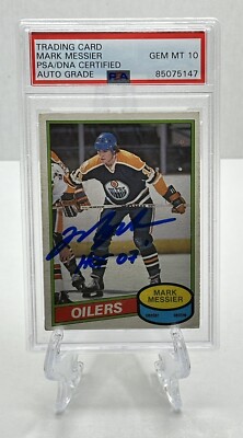 Mark Messier Autograph Signed 1980 Opeechee Rookie Card RC w/ HOF 07 ...