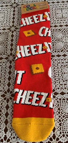 Kelloggs Cheezits Crackers Themed Unisex Crew Socks Shoe Size 6 to 13 ...