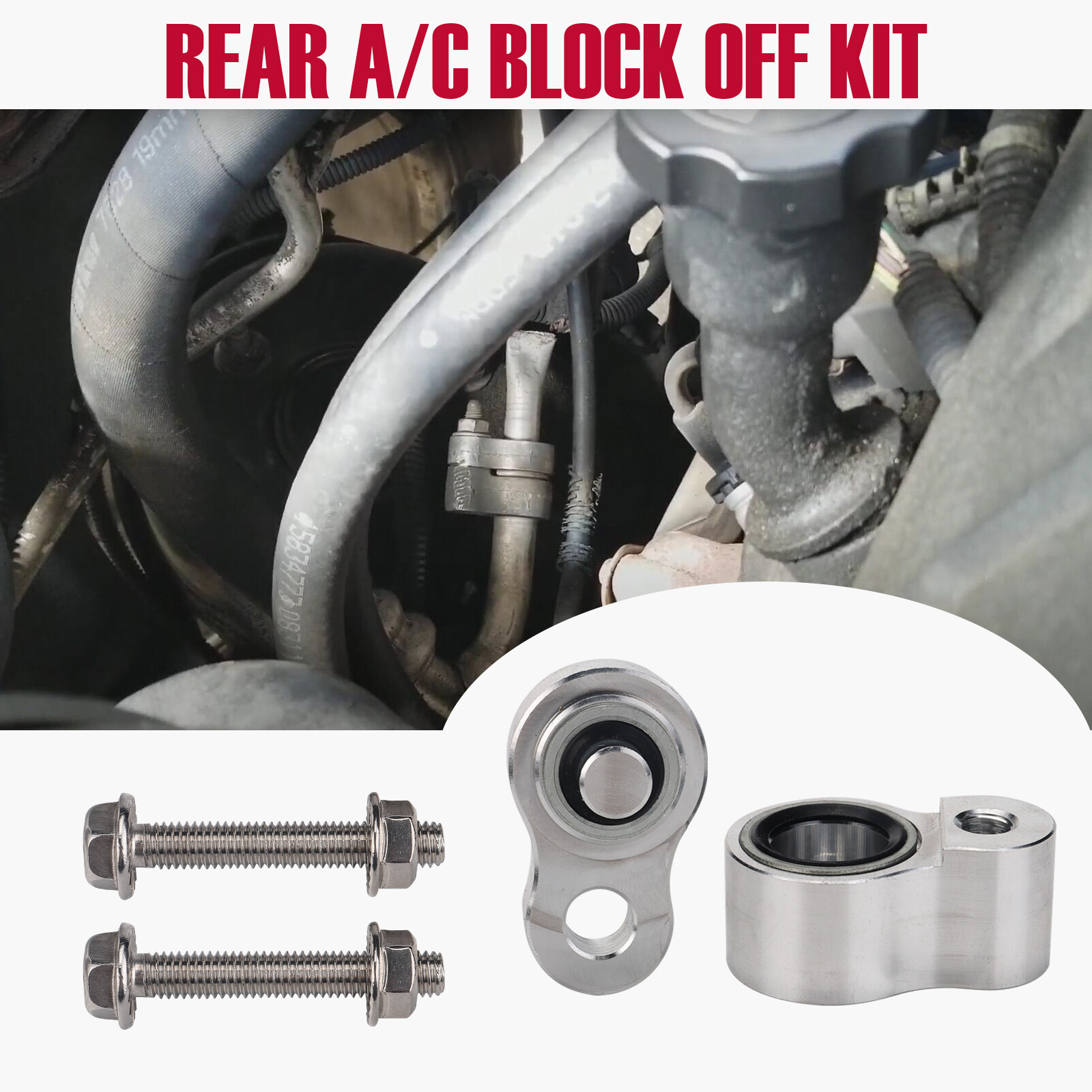 Rear A/C AC Block Off Kit For 2014-2019 Chevy Suburban Tahoe GMC Yukon ...