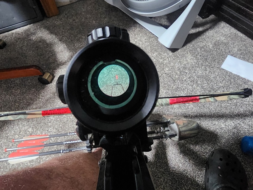 Jaguar PL Crossbow - Camo - With Triple Red Dot Scope(SLIGHTLY USED) | eBay