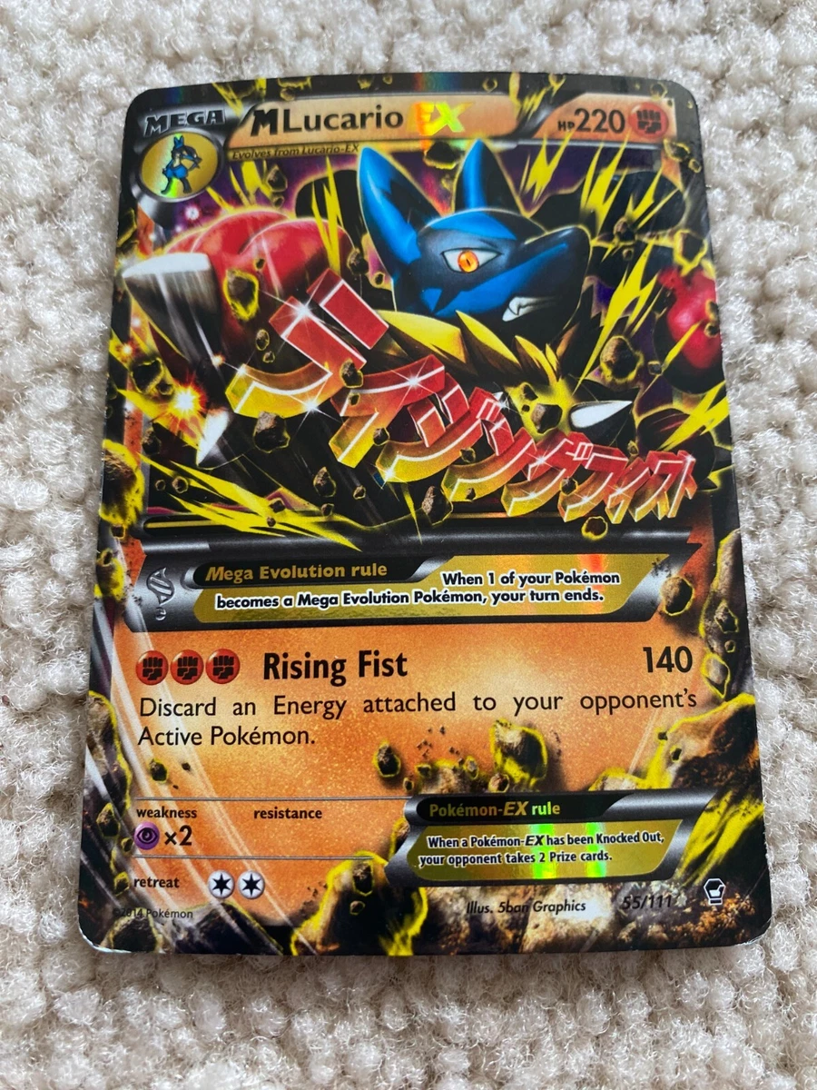 Pokemon Mega Evolution Lucario Card