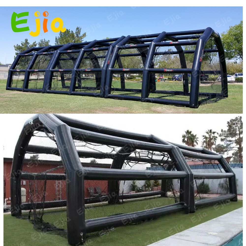 40x20ft Inflatable Batting Cages Commercial PVC Baseball Games | eBay
