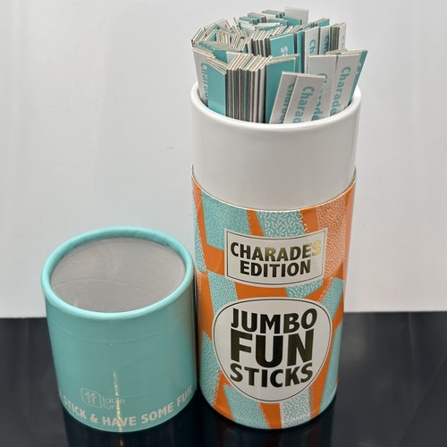 Table Fun Jumbo Fun Sticks Game For Dinner Parties Charades Edition | eBay
