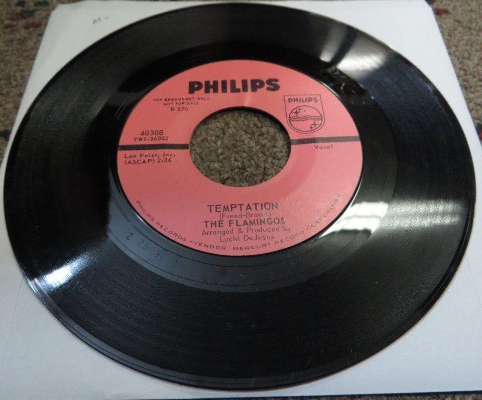 The Flamingos 7" Vinyl Record VG, Philips Records R570 | eBay