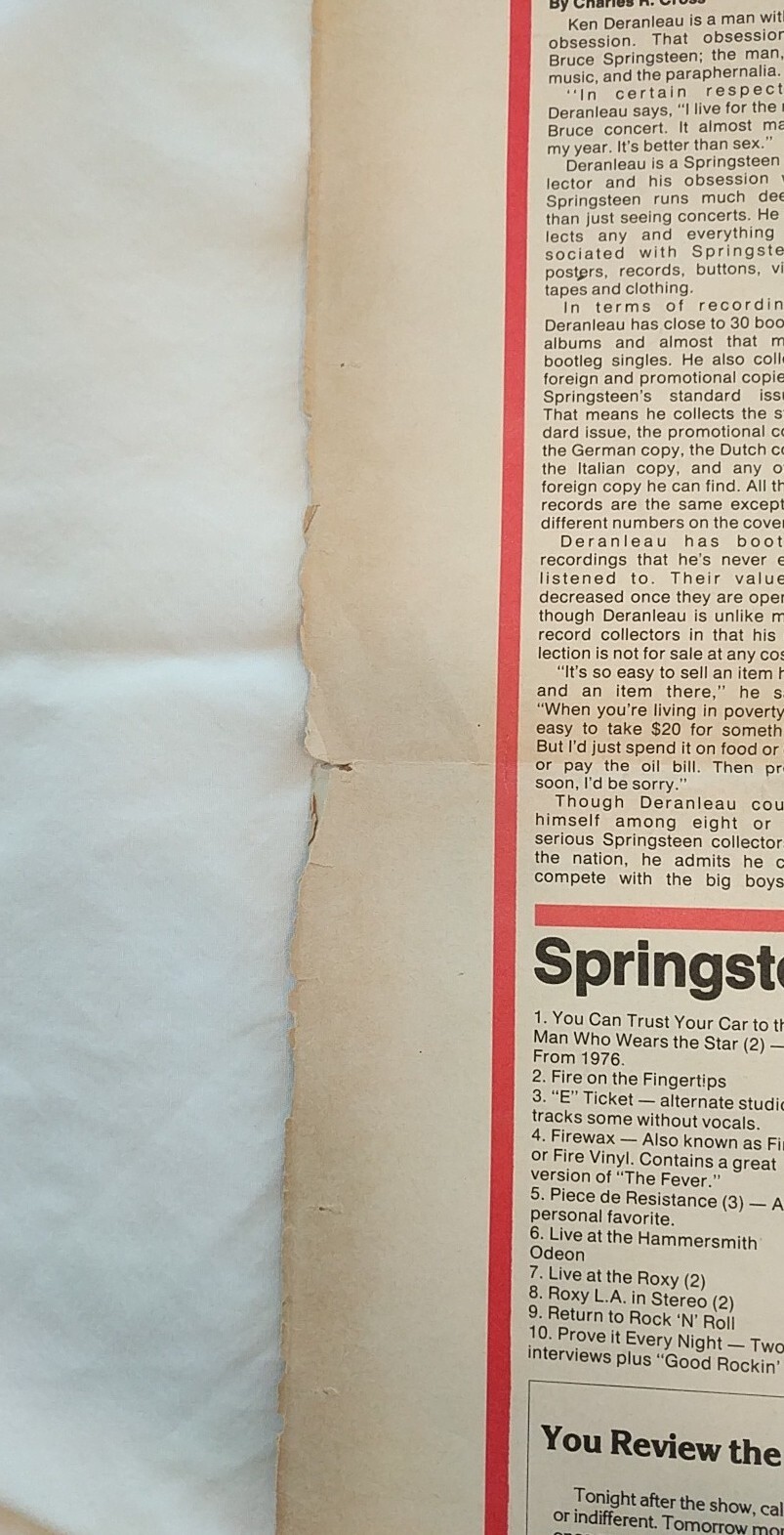 SPRINGSTEEN: Backstreets Magazine ISSUE #1 (EXTREMELY RARE) | eBay