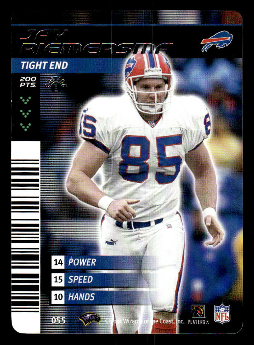 2001 NFL Showdown 1st Edition #55 Jay Riemersma | eBay