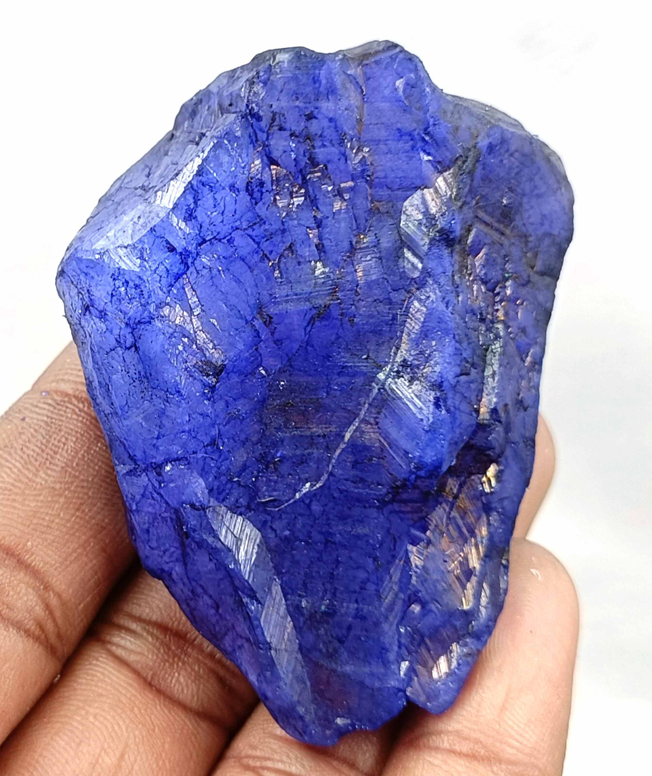 480 Ct Natural Royal Blue Sapphire Uncut Raw Rough EGL Certified Loose ...