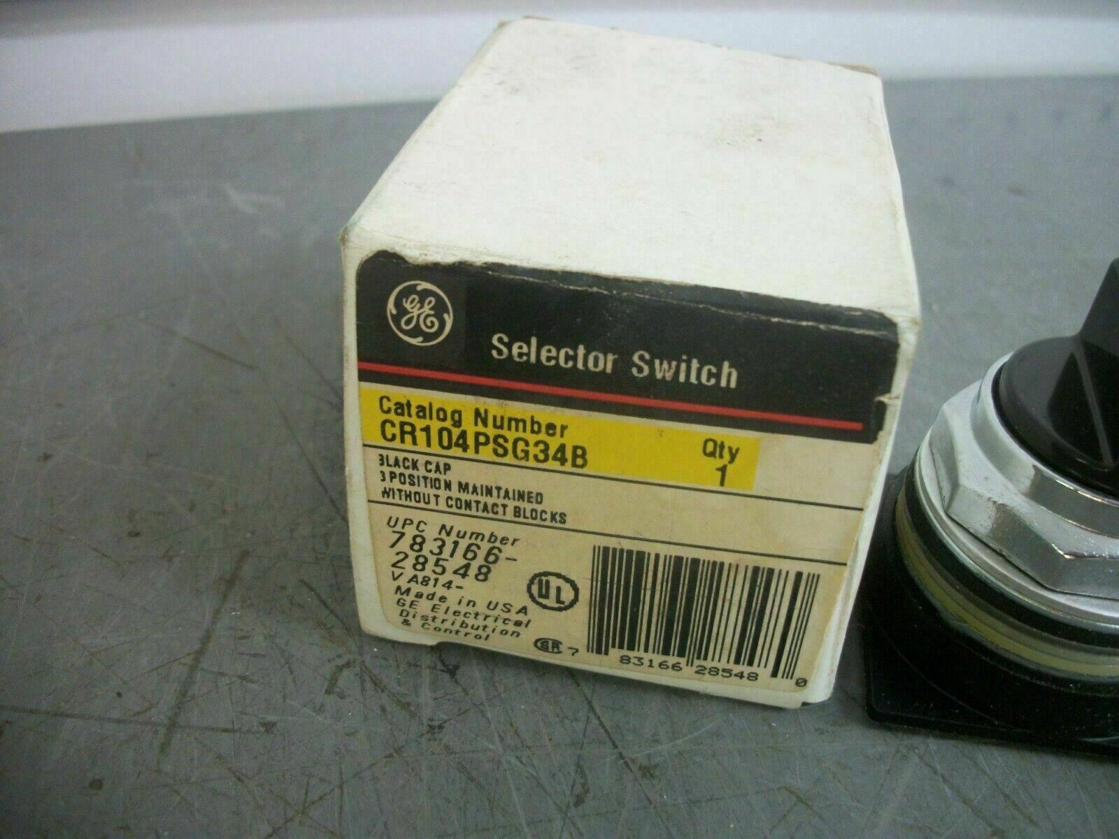 GE CR104PSG34B Selector Switch 3 Position Maintained for sale online | eBay
