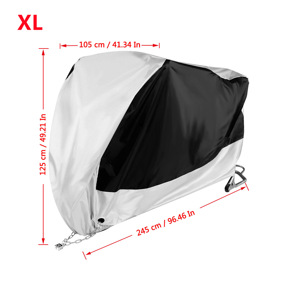 M/L/XL Motorradplane Abdeckplane Motorrad Abdeckung Roller Schneefest ...