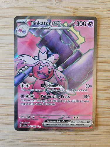 Tinkaton ex 240/193 Paldea Evolved (PAL) NM Full Art Pokemon Card | eBay