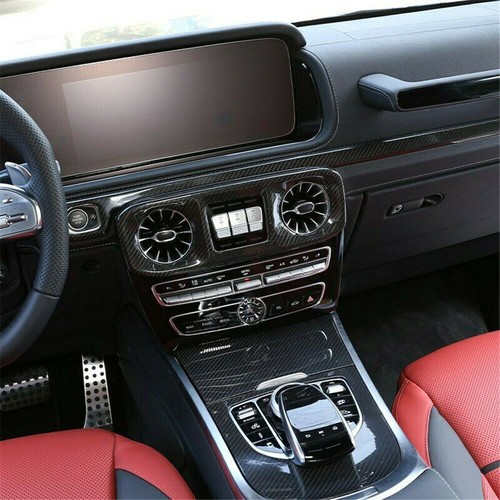 Real Carbon Fiber Center Air Vent Outlet Panel Cover For Benz G Class ...