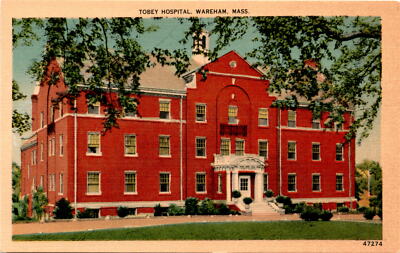 TOBEY HOSPITAL WAREHAM MASS 47274 Tobey Hospital dedicated 1940 NEW BED ...